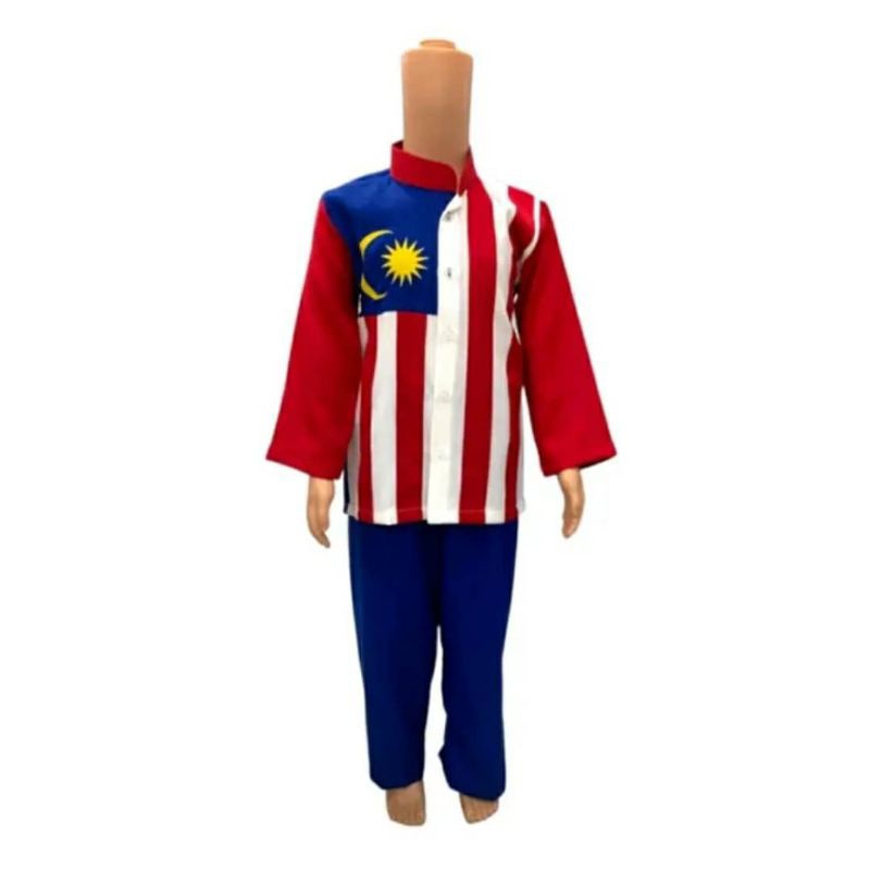 Baju Merdeka Boys Sets(2y-12y) | Shopee Malaysia