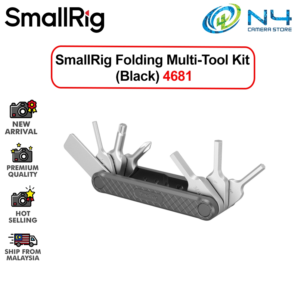 SmallRig Folding Multi-Tool Kit (Black) 4681 | Shopee Malaysia