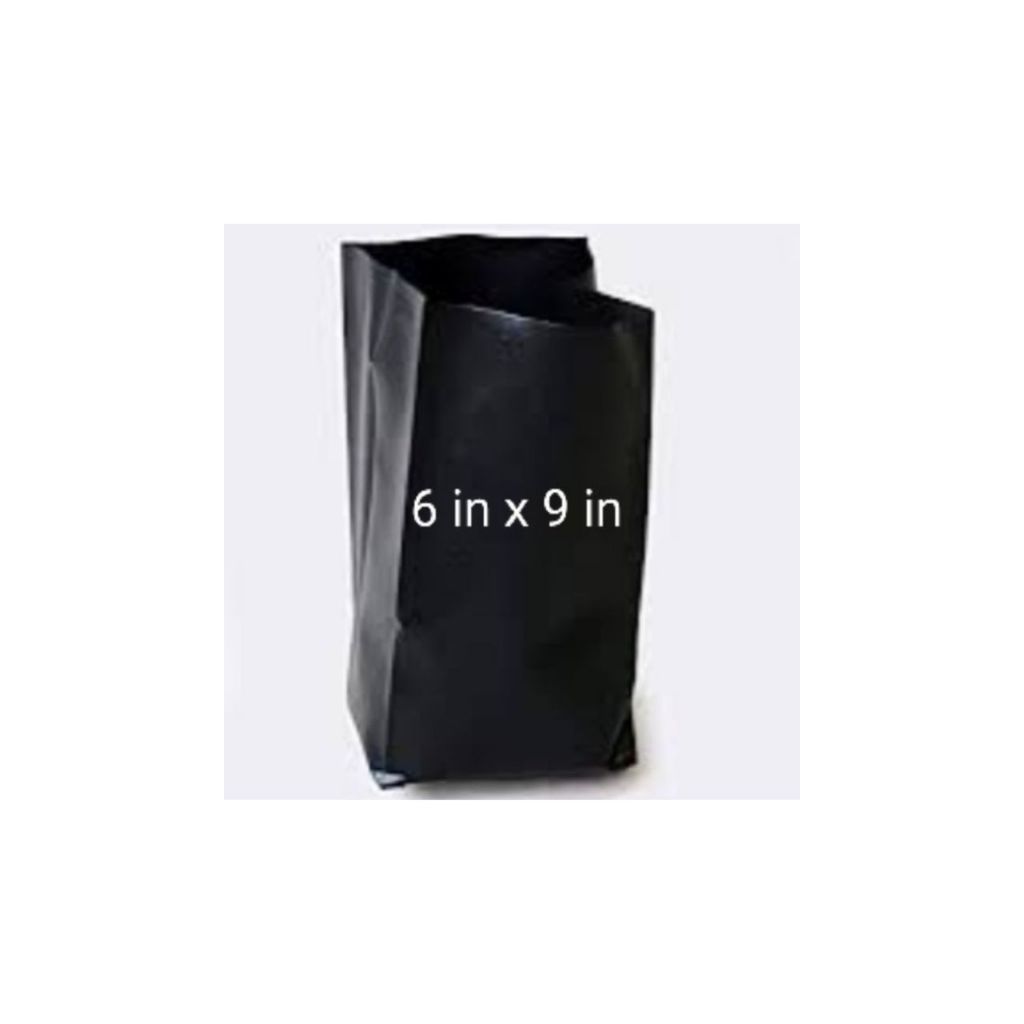 1KG 6 x 9 Polybag Tebal UV Hitam Polibag Tebal Poly Bag Fertigasi ...