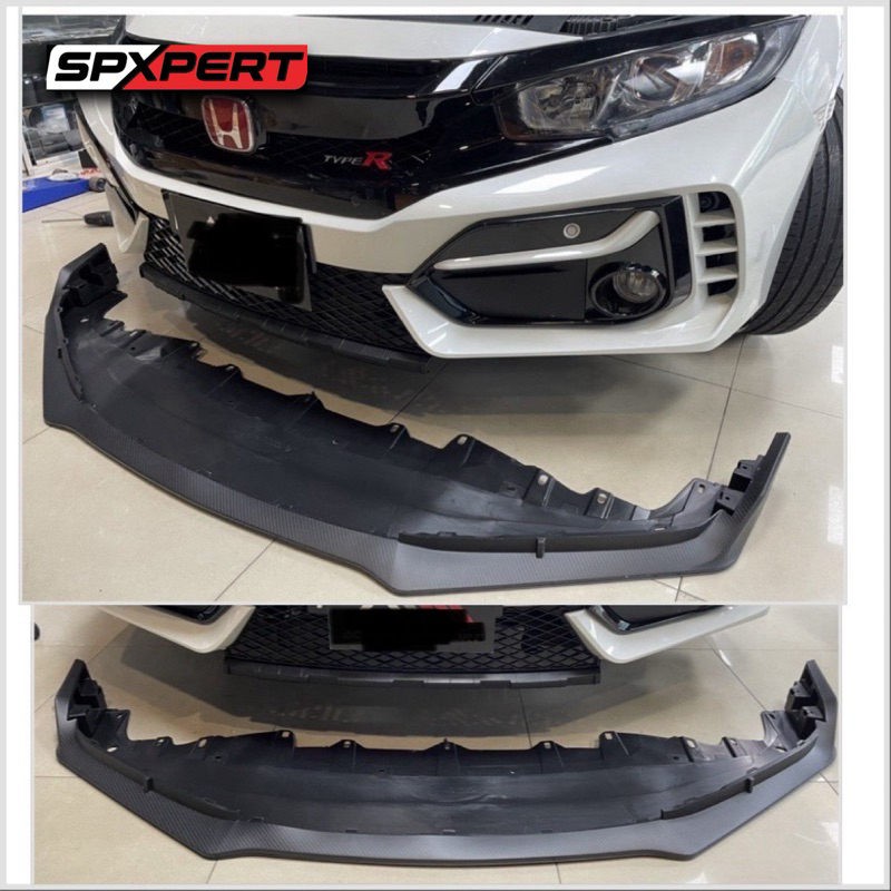 Honda civic fc type r front lip replacement gloss black | Shopee Malaysia
