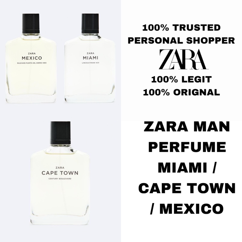 💯% Original Zara Man Perfume | Cape Town | Miami | Mexico EDP Perfume ...