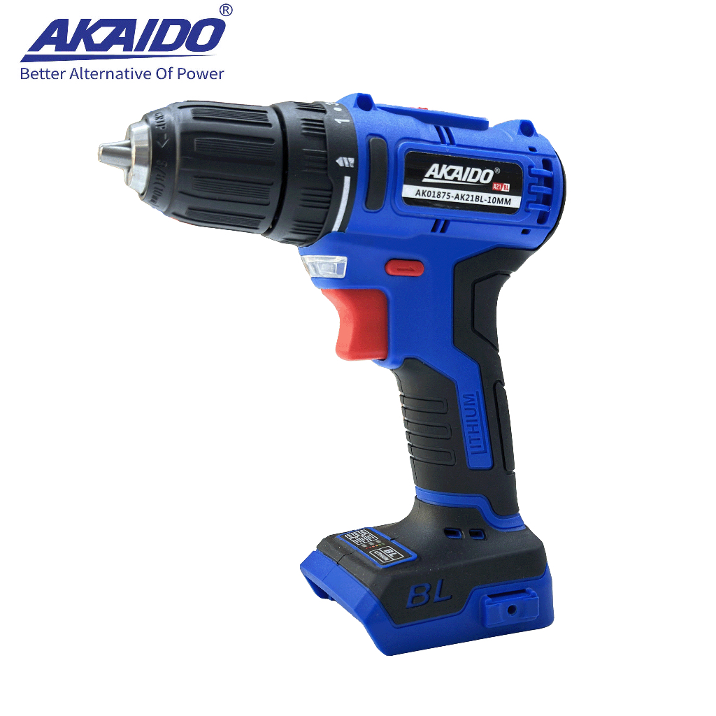 AKAIDO AK21BL 21V 10mm SOLO Brushless Cordless Drill (BARE TOOL ...