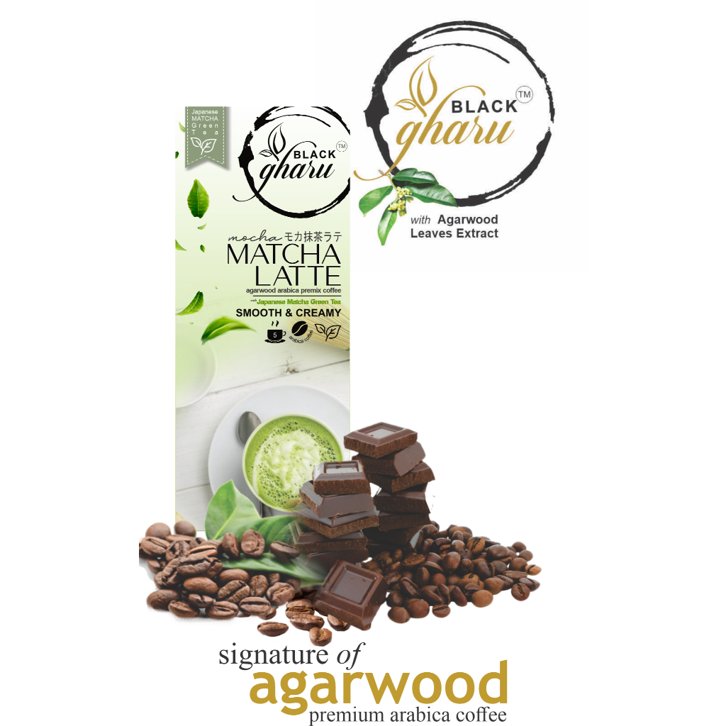MOCHA MATCHA LATTE Agarwood Premix Arabica Coffee | Shopee Malaysia
