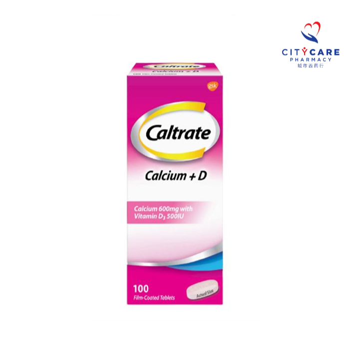 Caltrate Calcium + D 600mg with vitamin D 100 Tablets EXP:06/2025 ...