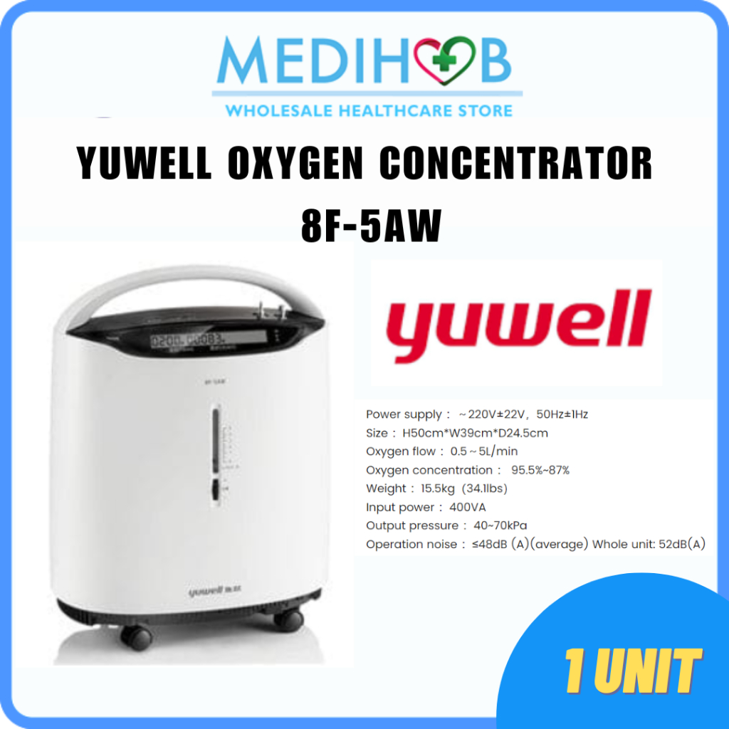 [READY STOCK] YUWELL OXYGEN CONCENTRATOR 8F-5AW (MEDICAL GRADE_5 L) | Shopee Malaysia