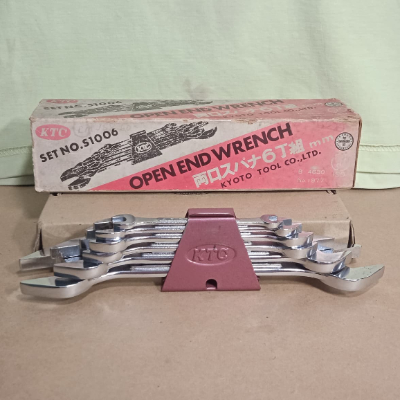 KYOTO TOOL COMPANY (KTC) No. S1006 6Pcs Metric Open End Wrench Set | Shopee Malaysia