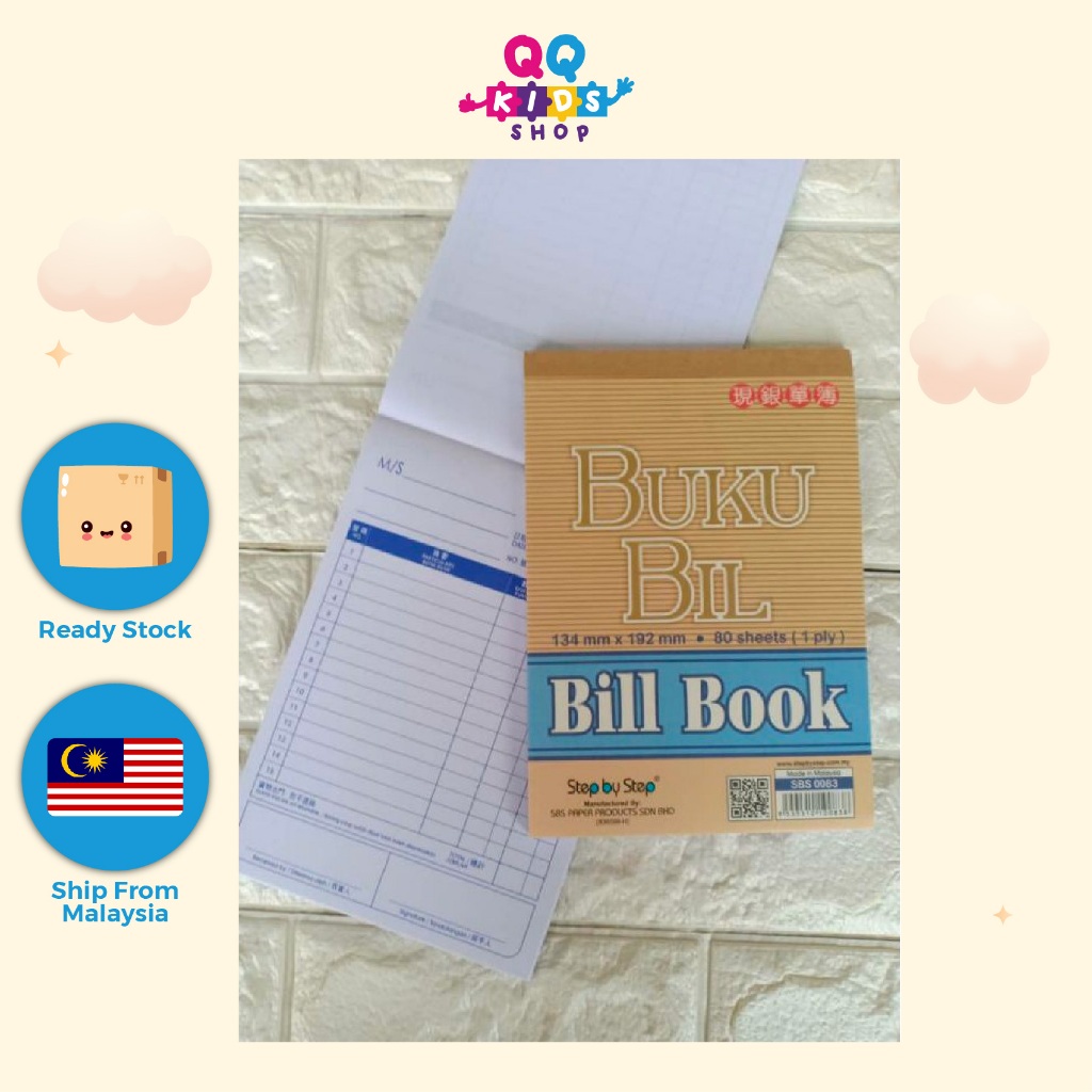5 X 8 Bill Book 1Ply Buku Resit Receipt Book | Shopee Malaysia