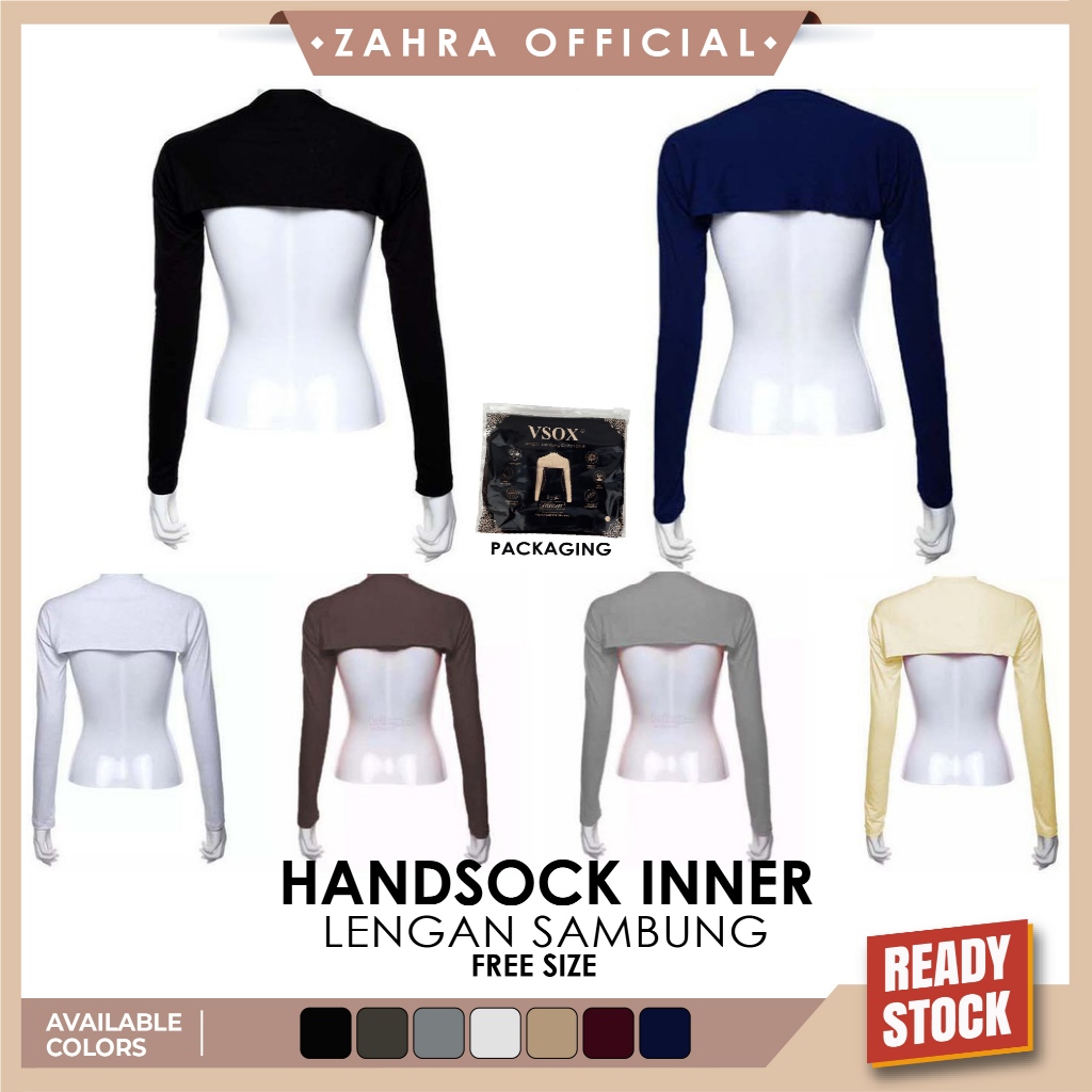 INNER LENGAN PANJANG JC/COTTION & HAND SOCK SEPARUH BAHU/BAJU INNER ...