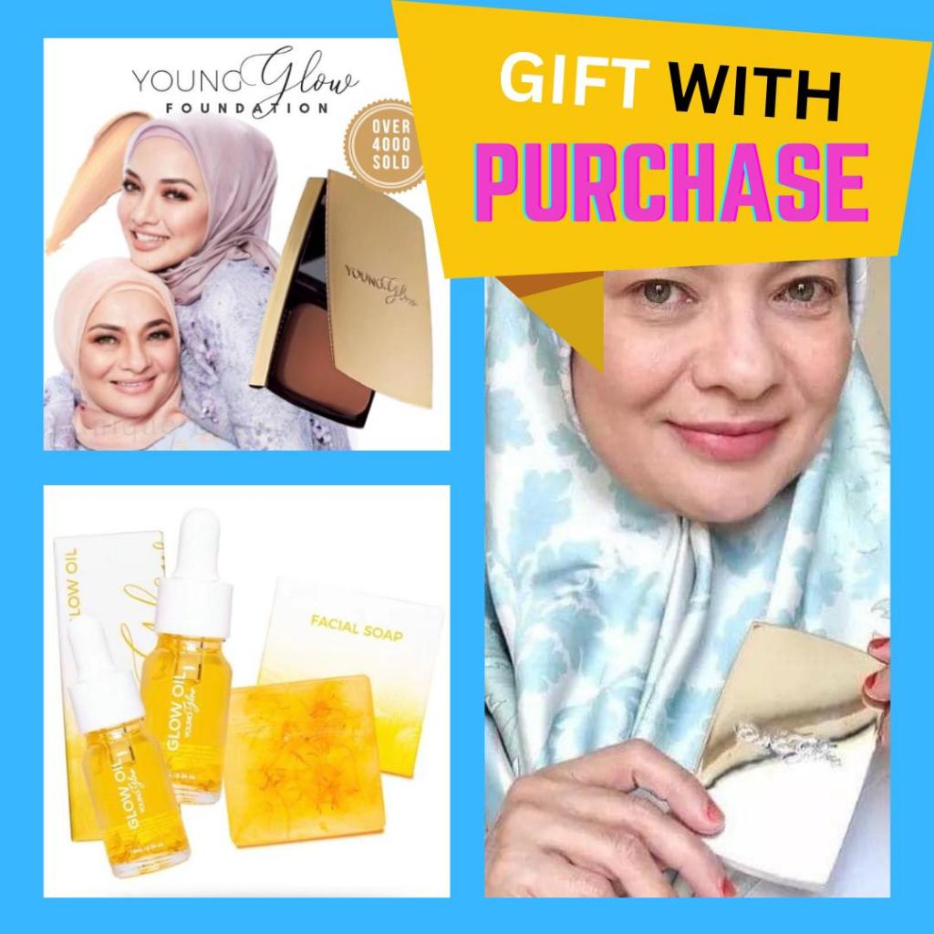 YOUNG & GLOW♦️ FOUNDATION ♦️ FACIAL SOAP ♦️ FACE OIL | Shopee Malaysia