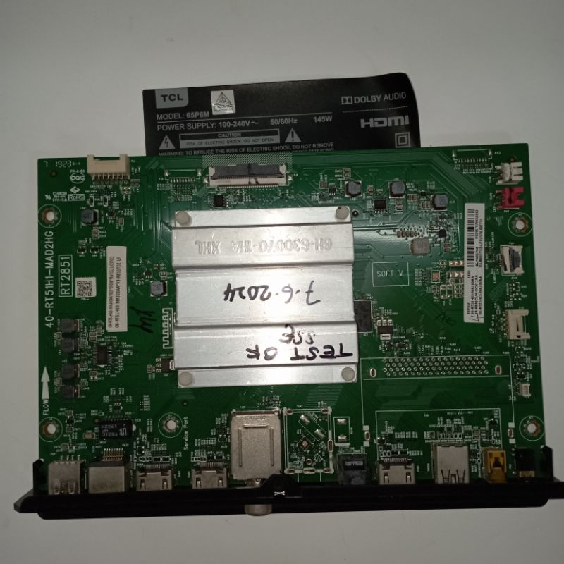 TCL 65P8M/MAINBOARD/POWERBOARD/TCON | Shopee Malaysia