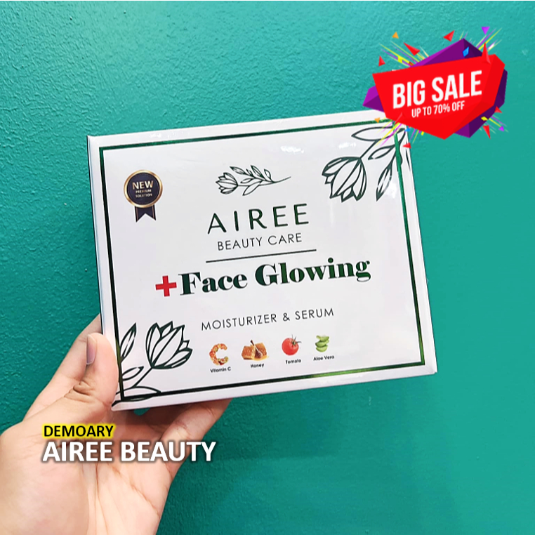 AIREE FACE GLOWING SERUM & MOISTURIZER - SET 2 IN 1 ORI 💯 | Shopee Malaysia
