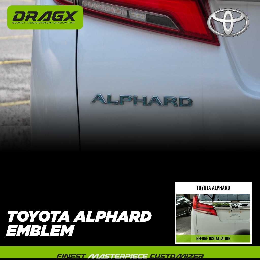 🔥READY STOCK 🔥TOYOTA ALPHARD EMBLEM LOGO | Shopee Malaysia