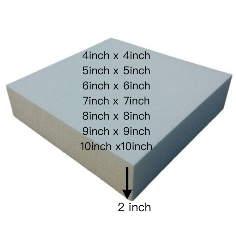 Dulang Hantaran Kahwin Square Poly Foam | Polystyrene | Gabus Empat ...