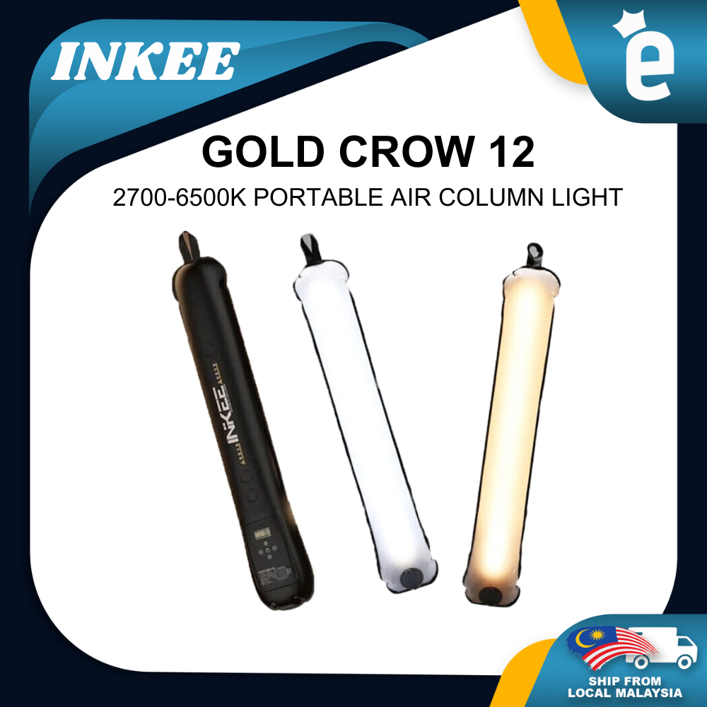 INKEE GC12 Gold Crow 12W Portable Air Column Light Built in Li-ion ...