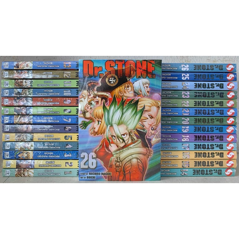 Dr. Stone Full Set (English Comics) Vol. 1-26 END Physical Book Manga ...
