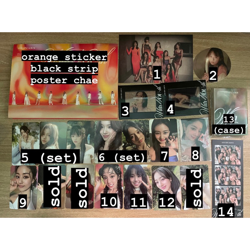 WTS TWICE WITH YOU-TH PHOTOCARDS (Nayeon Jeongyeon Momo Sana Jihyo Mina Dahyun Chaeyoung Tzuyu ...