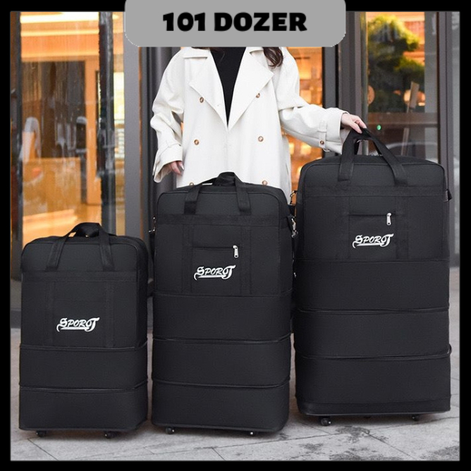 32” Height Wheel Baggage Travel Bag with 5 Small Wheel Beg Balik ...