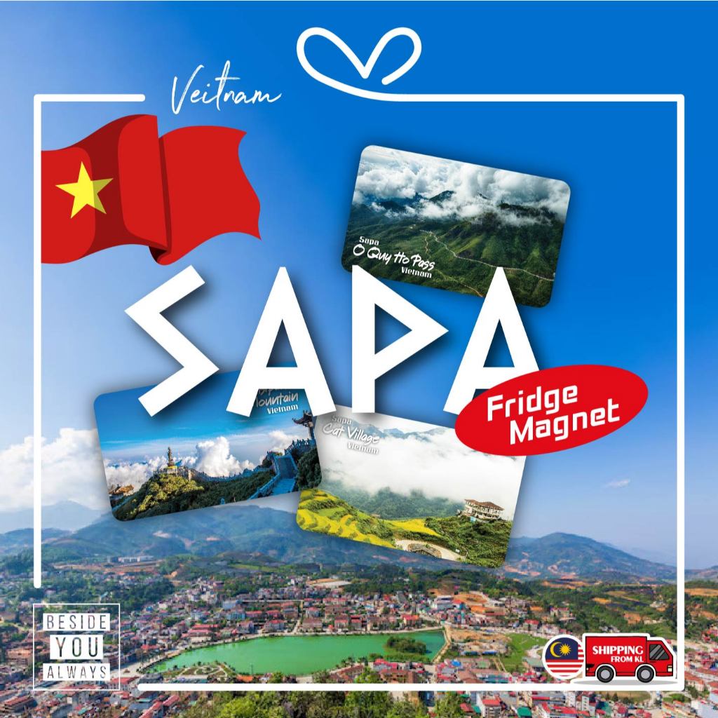 Vietnam Sapa Gift Souvenir Fridge Magnet 9cm x 5.5cm | Shopee Malaysia