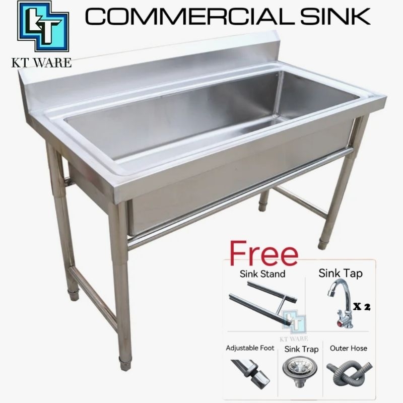KT WARE COMMERCIAL SINK KITCHEN SINK SINGLE SINK RESTAURANT SINK SINKI ...