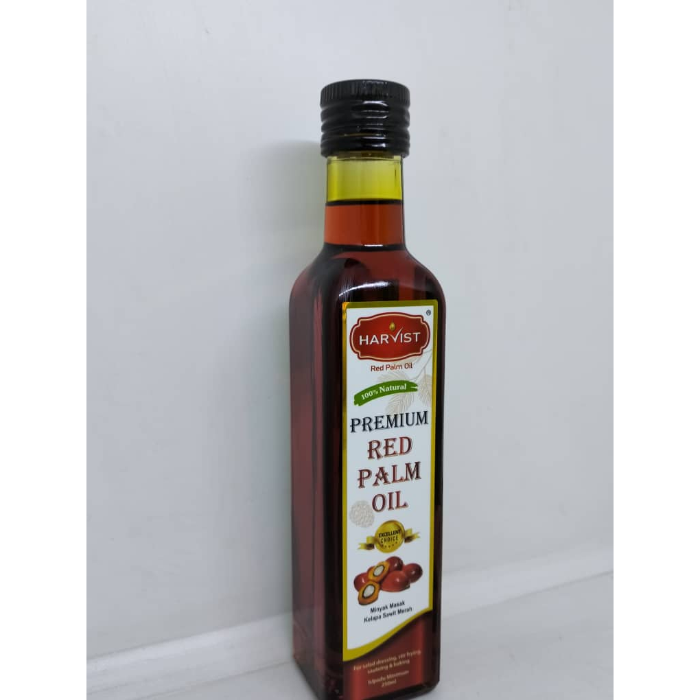 HARVIST-PREMIUM RED PALM OIL250ml | Shopee Malaysia