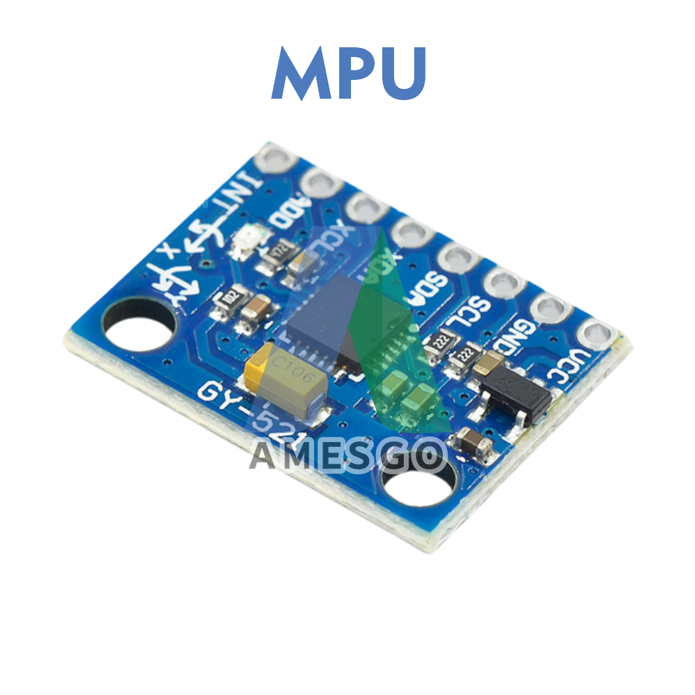 Amesgo MPU-6050 Module Three-Axis Acceleration Gyroscope 6DOF With Code ...
