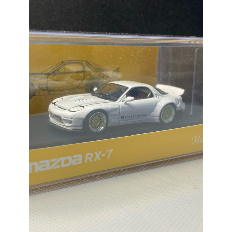 Mib 1 64 Master Rx 7 Rocket Bunny Bodykit C W Pop Up Head Light And