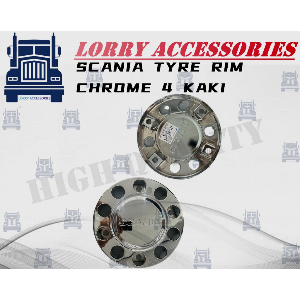 SCANIA TYRE RIM CHROME 4 KAKI | Shopee Malaysia