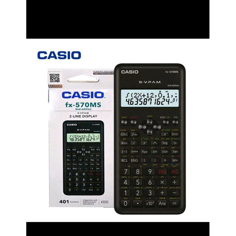 CASIO FX-570MS SCIENTIFIC CALCULATOR NON-PROGRAMMABLE FX-570MS EDIYION ...