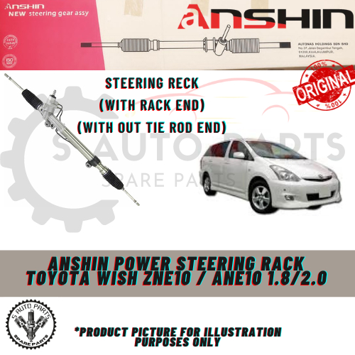 TOYOTA WISH ZNE10 / ANE10 1.8/2.0 POWER STEERING GEAR RACK -BRAND 100% ...