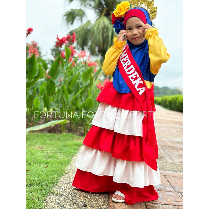 FORTUNA HQ Baju Merdeka (Dress Mawar) | Shopee Malaysia