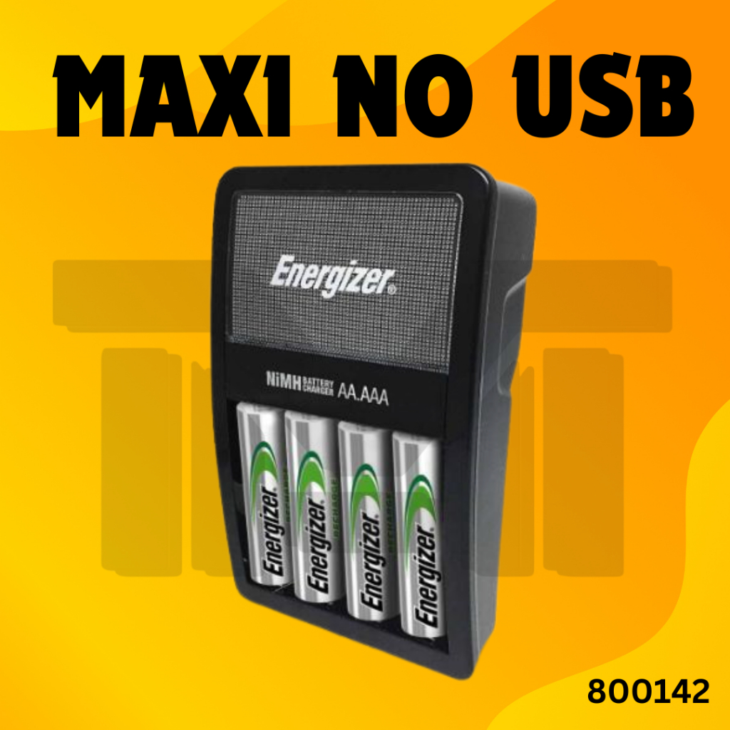 Energizer Rechargeable Battery Maxi Charger with 4pcs AA 2000mAh ...