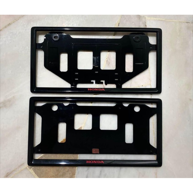 ORIGINAL Honda Frame Plate Berlina Black | Shopee Malaysia