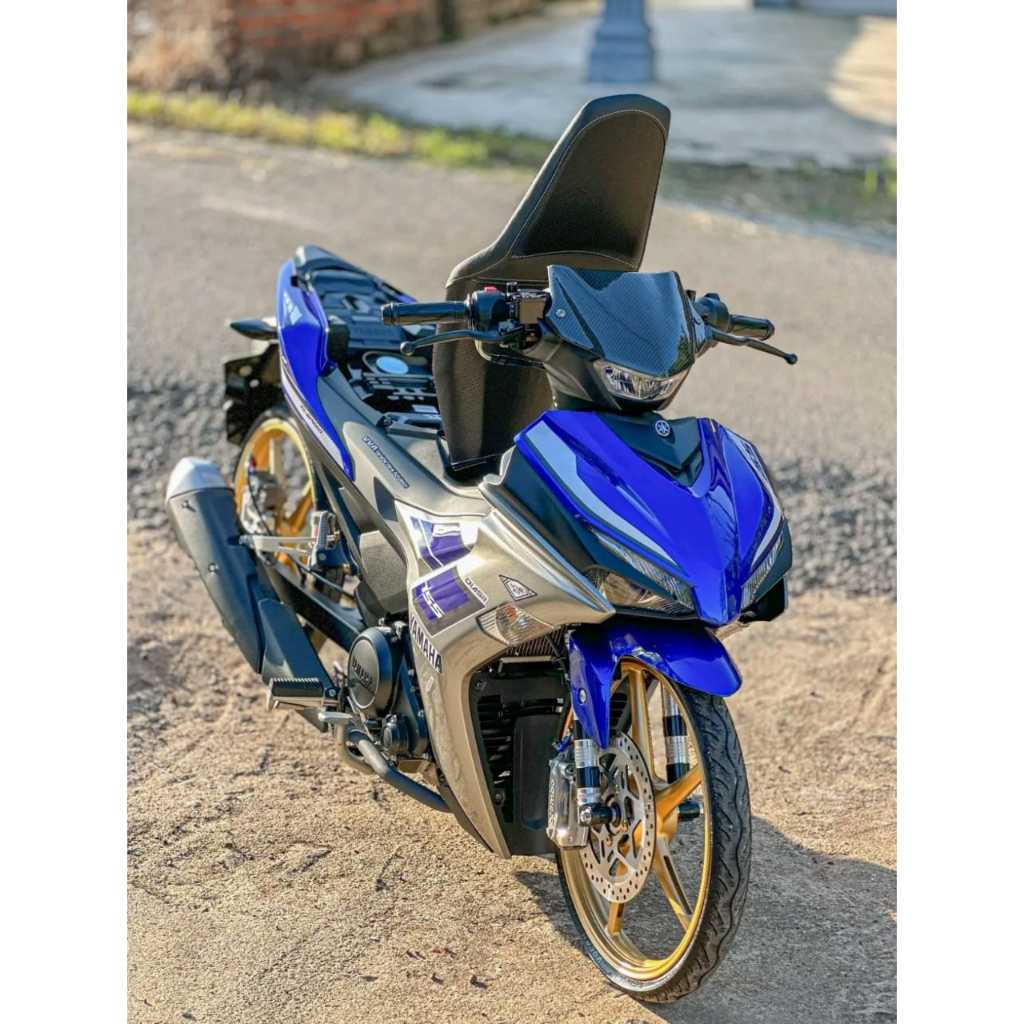 COVER SET YAMAHA Y16ZR EXCITER GP155 (6) Blue Silver White COVERSET ...