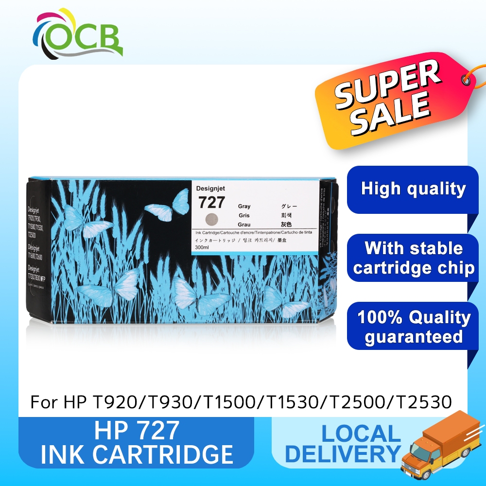 HP 727 Ink Cartridge 300ML With Full Ink HP727 For HP DesignJet T920 ...