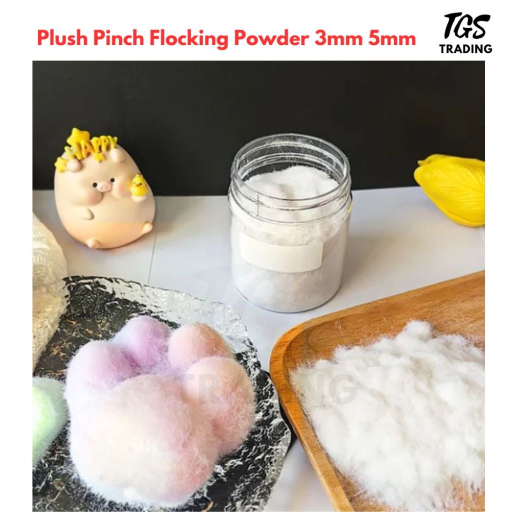 TGS Plush Pinch Flocking Powder 0.8mm 3mm | Shopee Malaysia