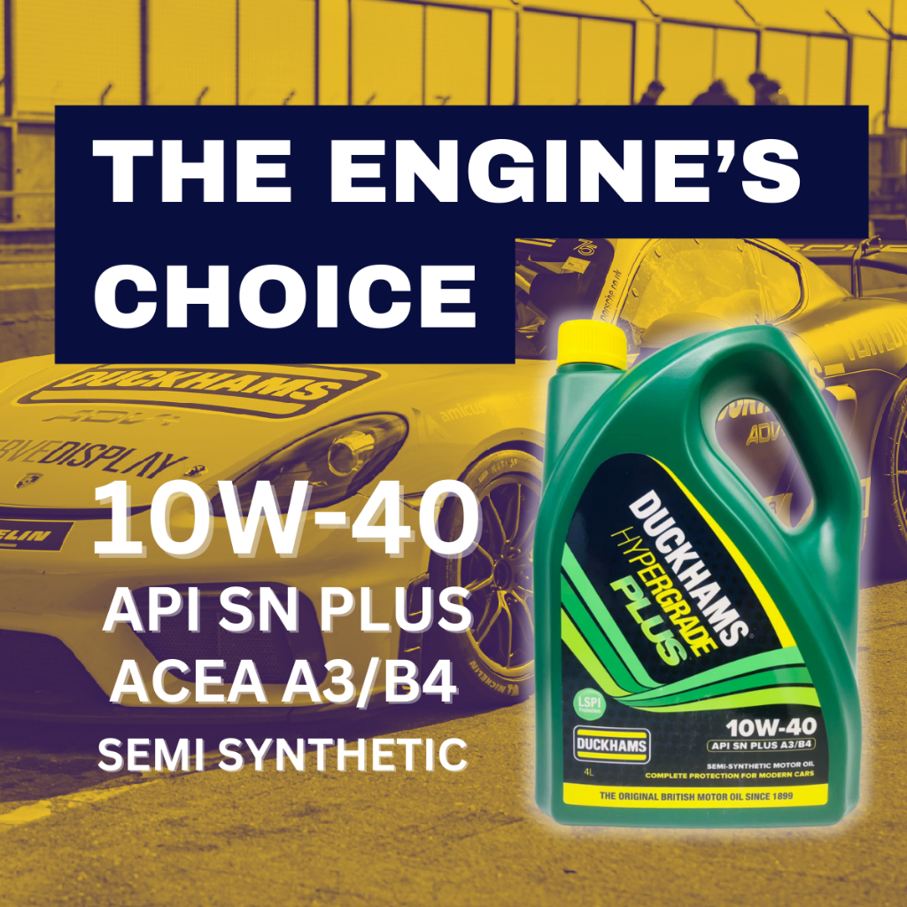 DUCKHAMS 10W40 SEMI SYNTHETIC ENGINE OIL (4 Liters) - HYPERGRADE PLUS ...