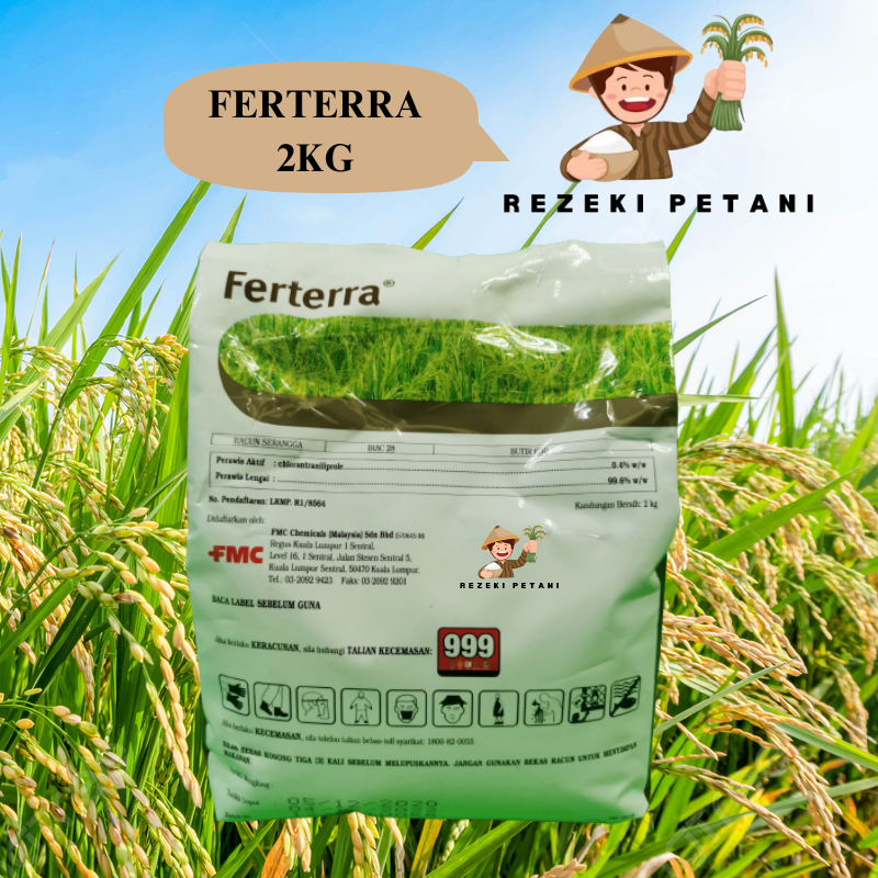 [ORIGINAL] 2KG FERTERRA DUPONT FMC RACUN SERANGGA / ULAT BATANG / ULAT ...