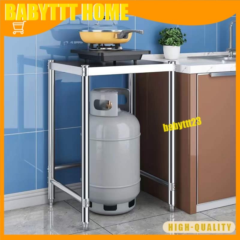 Household Kitchen Stainless Steel Gas Cylinder Square One-Layer Stove ...