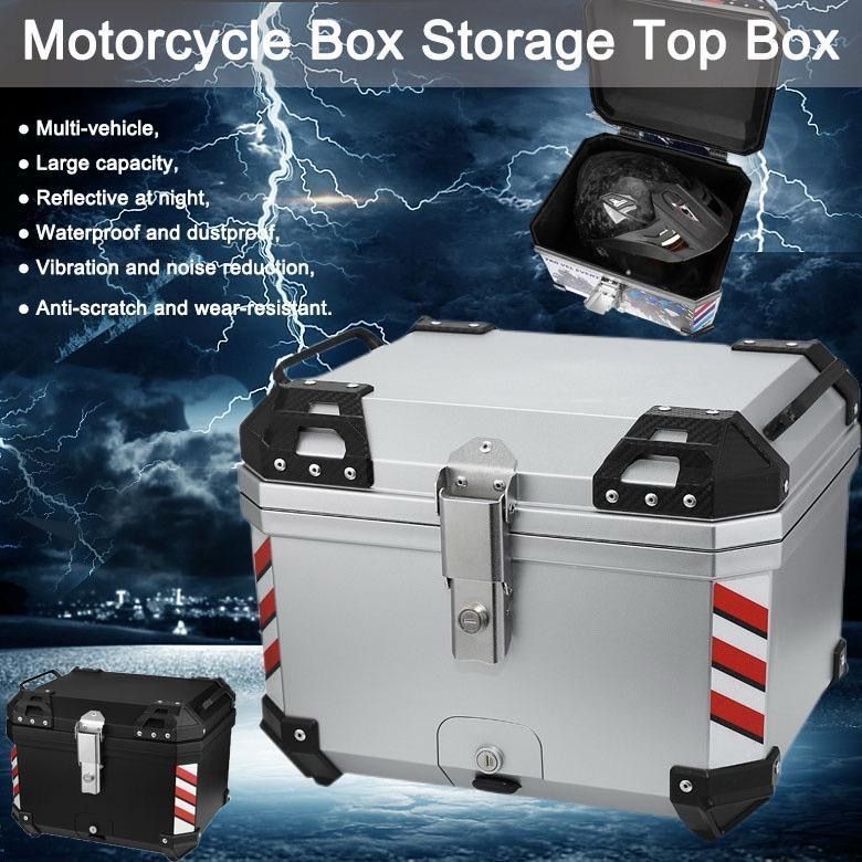 Universal Top Box 36L 45L 57L Aluminium ABS Light Weight Waterproof ...