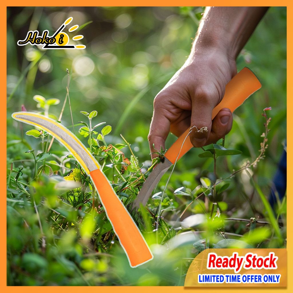 Pruning Garden Grass Paddy Knife Stainless Steel Sickle Pisau Padi ...