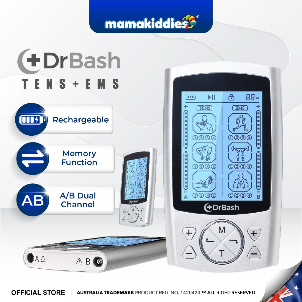 DrBash TENS/EMS Message Machine 24 Modes For Pain Relief Muscle ...
