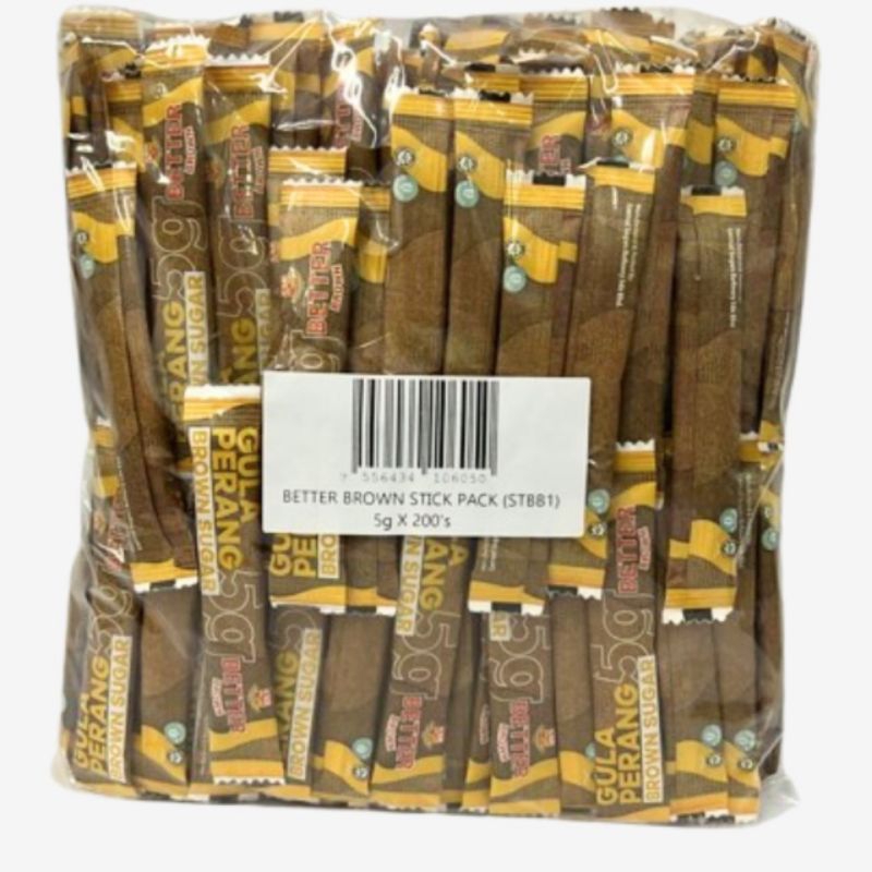 CSR Sugar Sachet Economy Pack -200s x 5g (Brown Sugar / Fine Sugar ...
