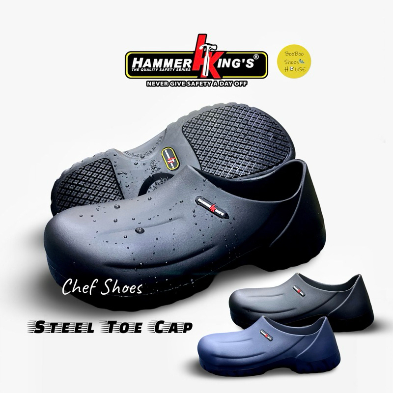 Hammer King’s Chef Safety Shoes EVA High Quality With Steel Toe Cap Non ...