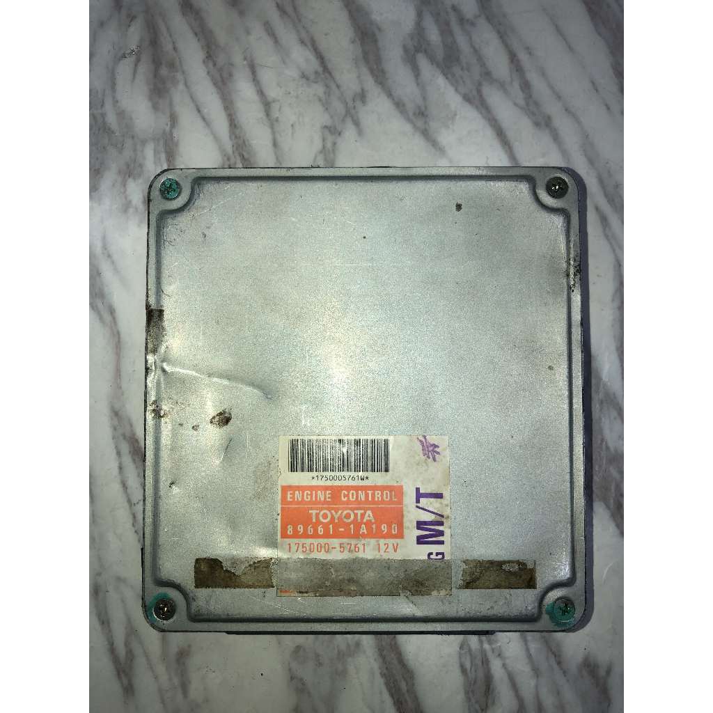 TOYOTA COROLLA Engine Control Unit ECU 4A-G MT 89661-1A190 used genuine | Shopee Malaysia