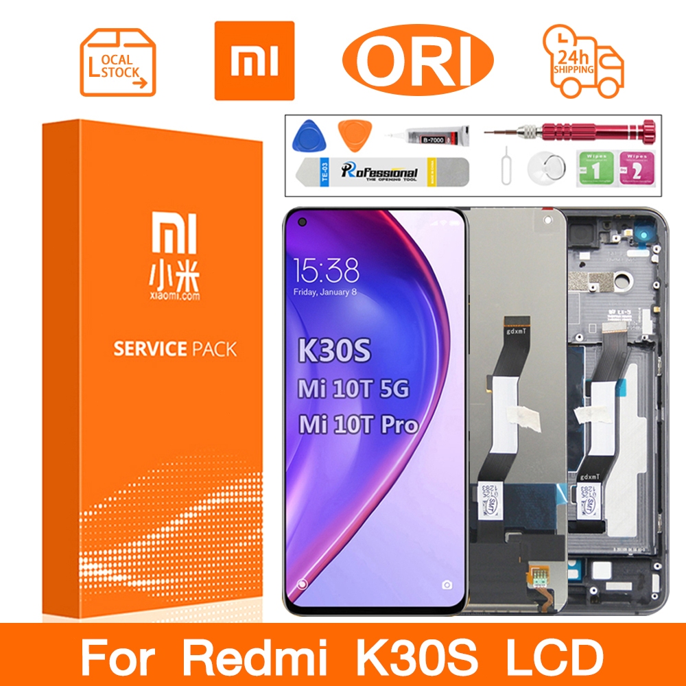 Xiaomi Mi 10T 5G/Mi 10T Pro 5G/Redmi K30s LCD Display Screen+Touch Screen Digitizer Assembly ...