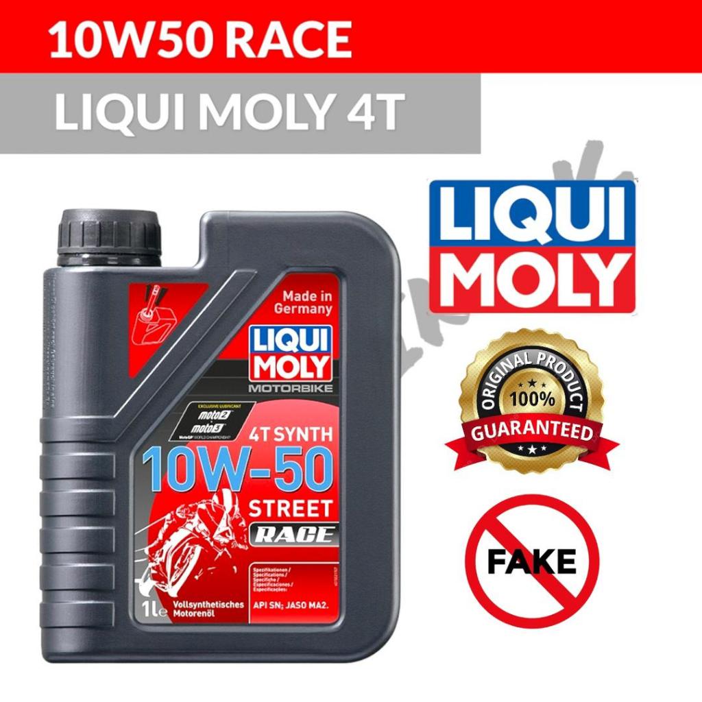 100% ORIGINAL LIQUI MOLY 4T 10W50 RACE ENGINE OIL MOTORCYCLE MINYAK ...