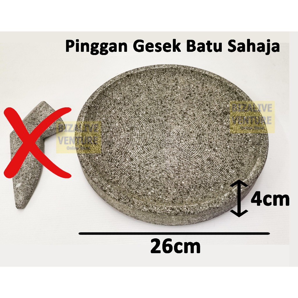 (Original) Lesung Gesek Batu | Mortar and Pestle | Cobek Batu & Ulekan ...