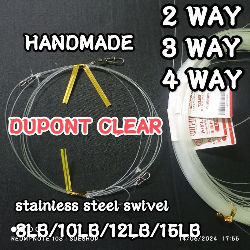 PERAMBUT Candat Sotong Pantai Timur ANTI KUSUT DUPONT TYREX (CLEAR ...