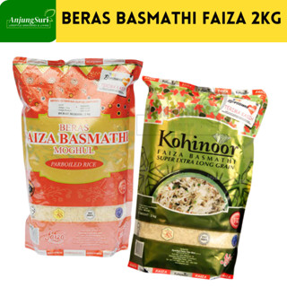 Faiza Basmathi Moghul Parboiled Rice Beras Faiz Kahinoor Low GI 2kg ...