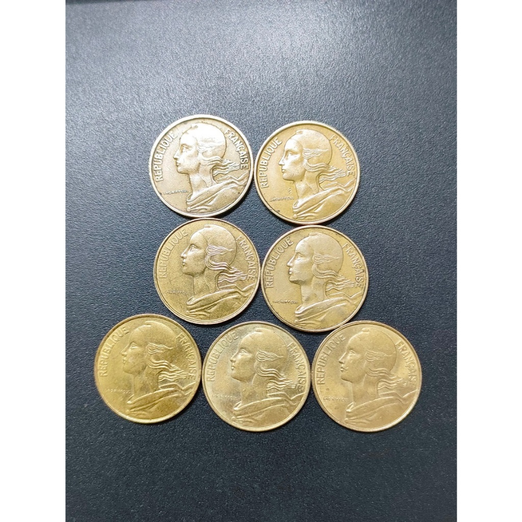 French 5th Republic 10 Centimes 1970-1997 ( 7 Coins ) | Shopee Malaysia
